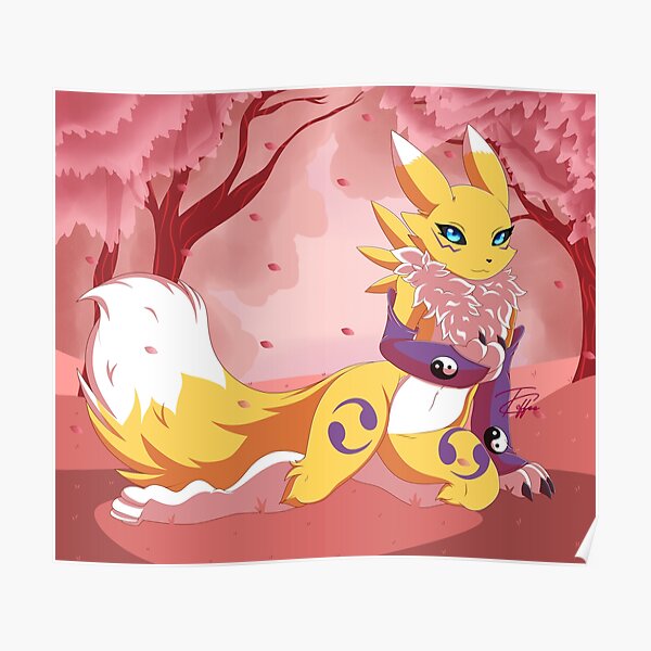 "renamon" Poster by ToffeeKoffee | Redbubble