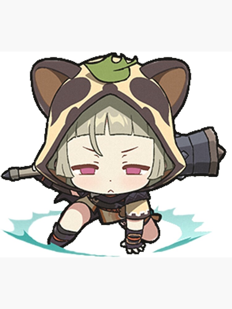 "Genshin Impact Sayu Stickers" Poster by Animecomic | Redbubble