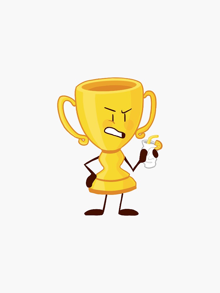 "trophy (inanimate insanity)" Sticker for Sale by inushiba | Redbubble