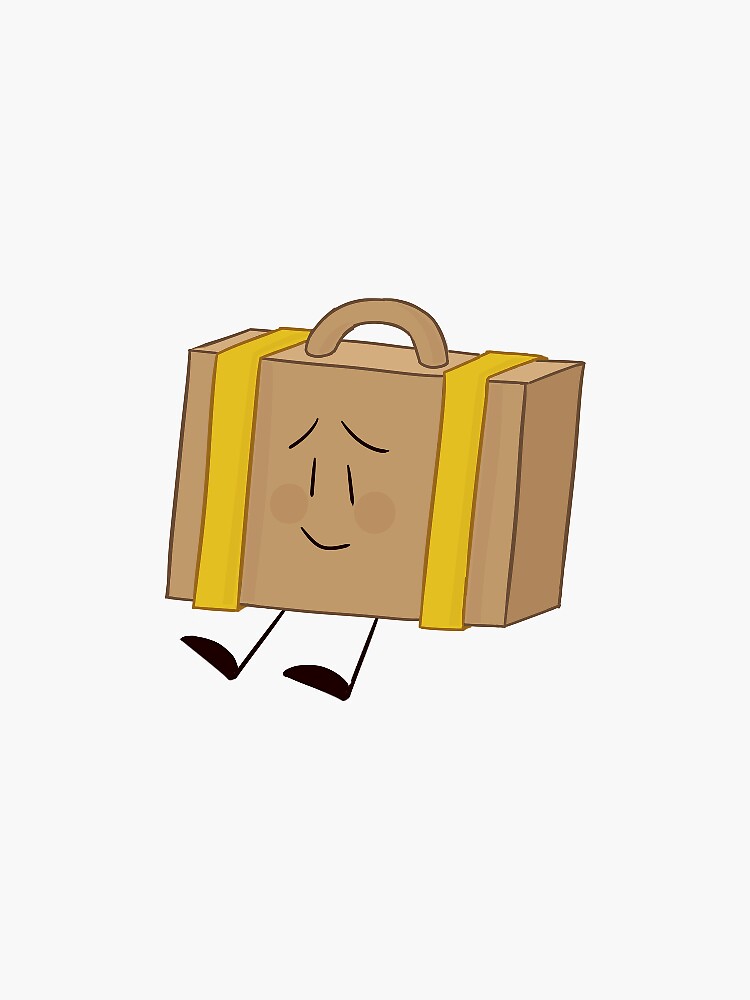 "suitcase (inanimate insanity)" Sticker for Sale by inushiba | Redbubble