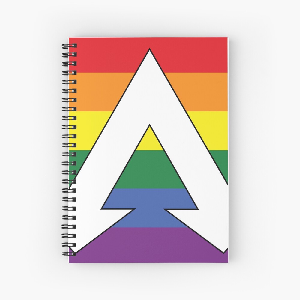 "Apex Legends Pride Logo" Spiral Notebook for Sale by KraftingKhaos ...