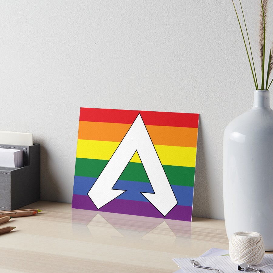 "Apex Legends Pride Logo" Art Board Print by KraftingKhaos | Redbubble