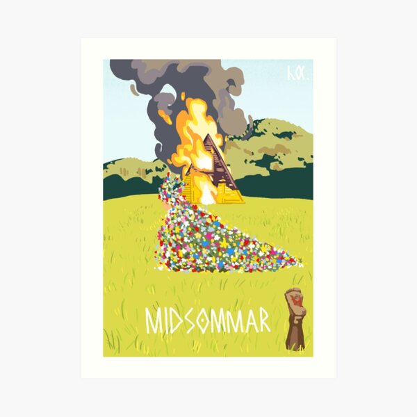 "Midsommar poster" Art Print by BA-reacts | Redbubble