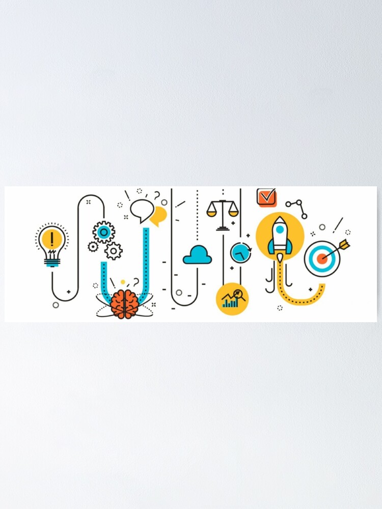 "Science art design " Poster for Sale by mrnasro | Redbubble