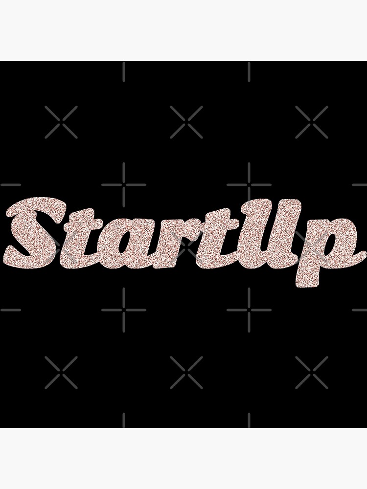 "StartUp - Text Design - Pink Glitter Texture Letters written with ...