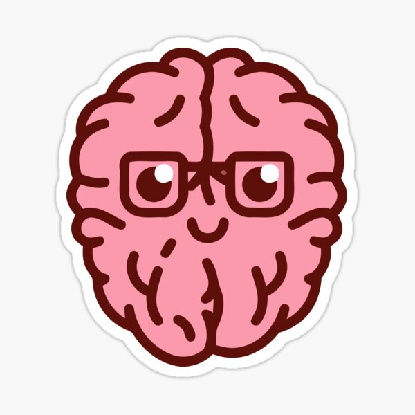 "cute psychology" Sticker for Sale by zaher97 | Redbubble