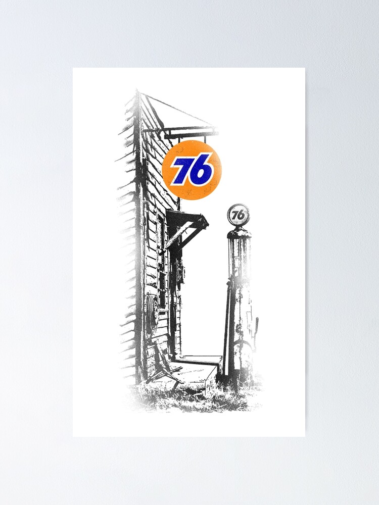 "Union 76 gas station sign" Poster for Sale by Ploxd | Redbubble