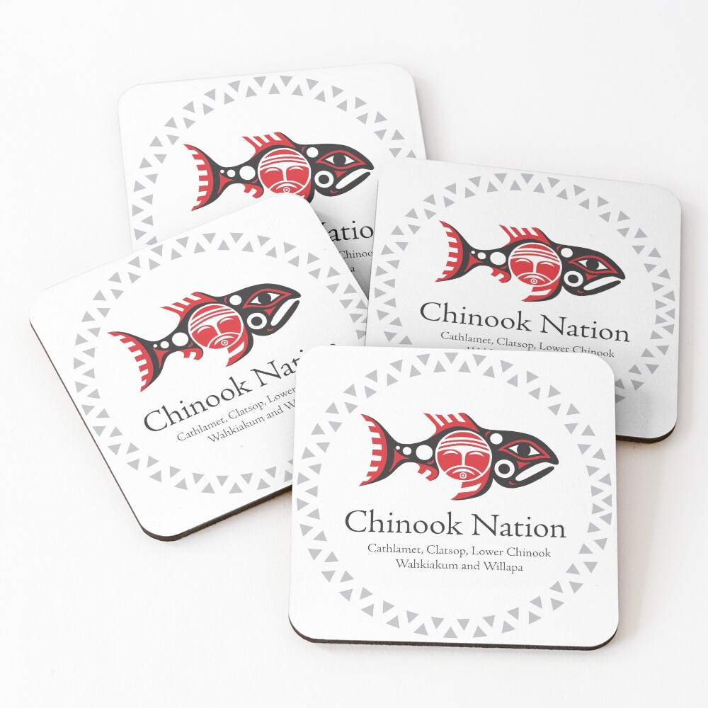 "Chinook Nation Tribal Logo, with circle zig zag" Sticker for Sale by ChinookNation | Redbubble