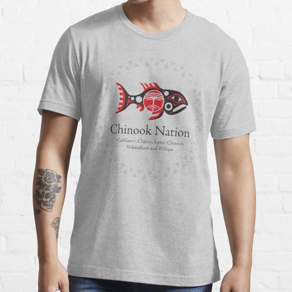 "Chinook Nation Tribal Logo, with circle zig zag" T-shirt for Sale by ChinookNation | Redbubble ...