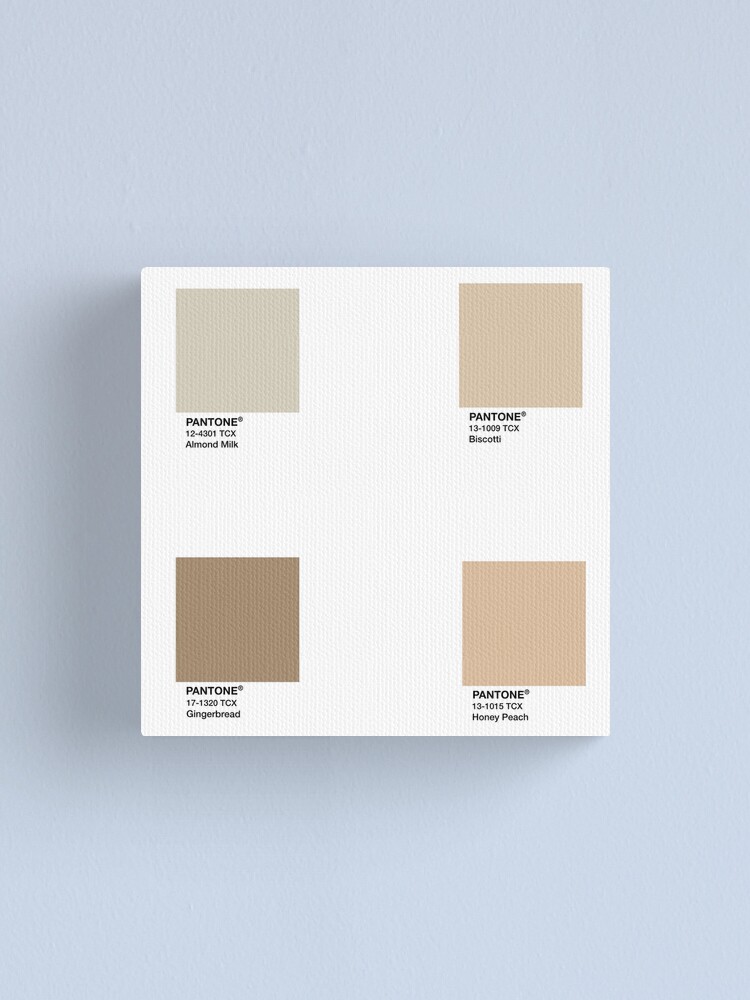 "Pantone Tan Sticker Pack" Canvas Print for Sale by Mushroom-Gorge ...