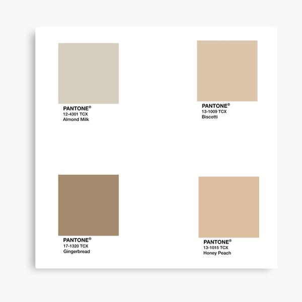 "Pantone Tan Sticker Pack" Canvas Print for Sale by Mushroom-Gorge ...