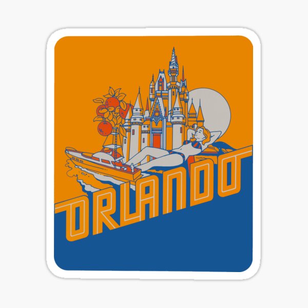 "Vintage Orlando Decal" Sticker for Sale by zsonn | Redbubble