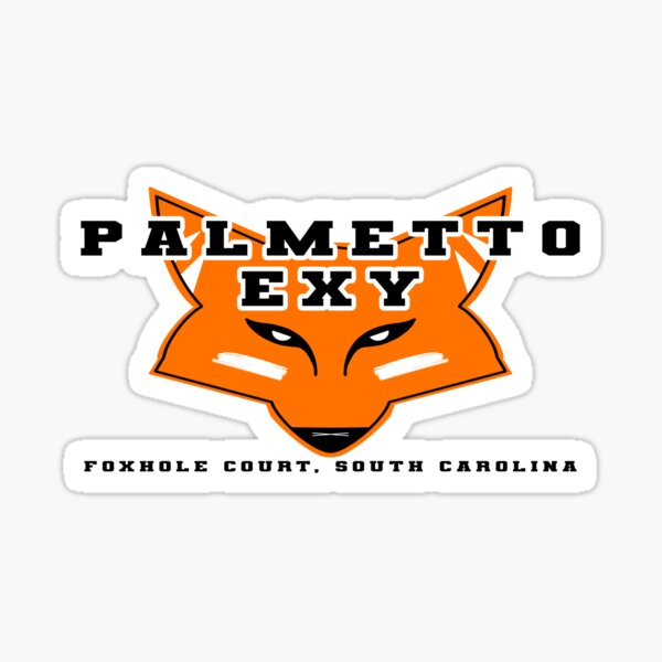 "Palmetto PSU Foxes Exy AFTG" Sticker for Sale by Cedarrue | Redbubble