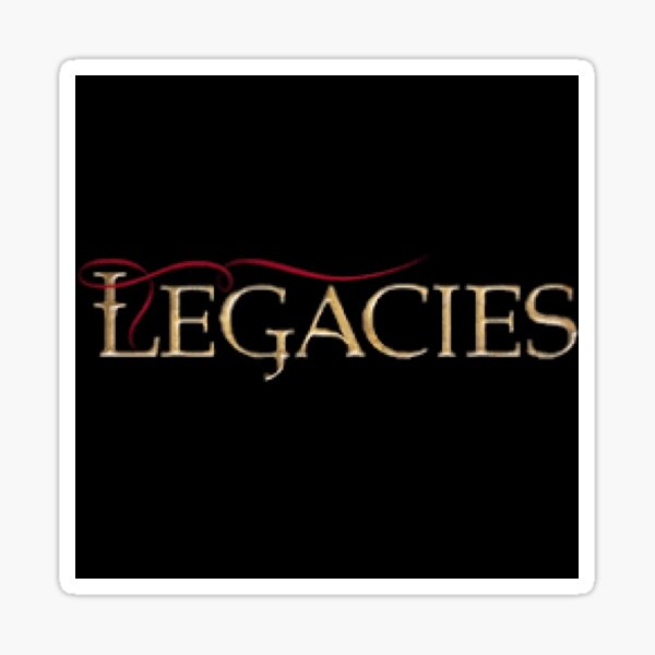 "Legacies logo (Black&Gold)" Sticker by Al-wessam | Redbubble