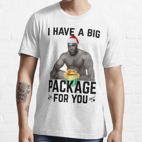 "Barry Wood sitting on bed meme-i have a big package for you " T-shirt ...