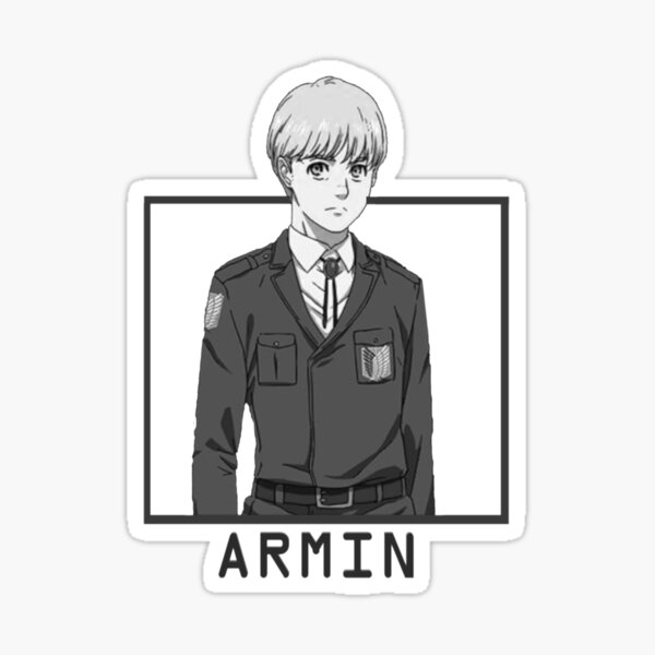 "Armin - Attack on titan fs" Sticker for Sale by moyarg | Redbubble