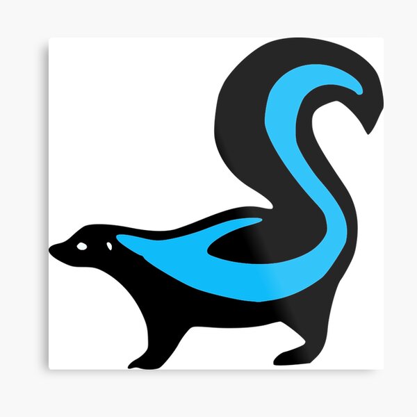 Lámina metálica «dibujos animados de zorrillo, zorrillo apestoso ...