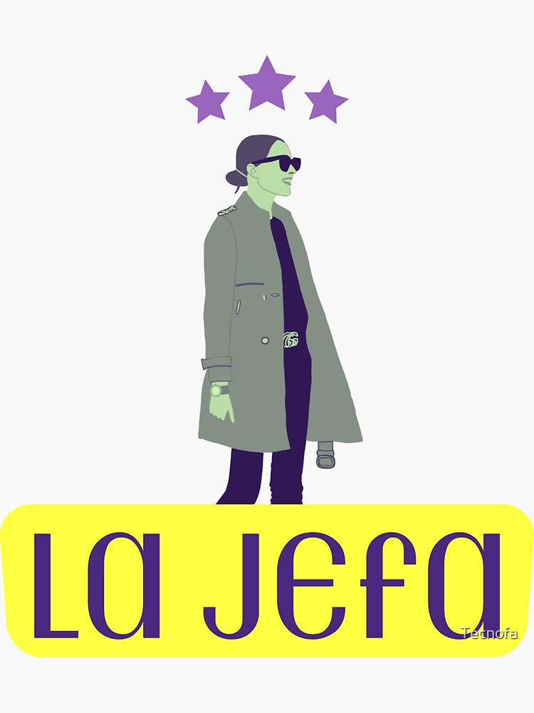 "La jefa hispanic funny phrase" Sticker for Sale by Tecnofa | Redbubble