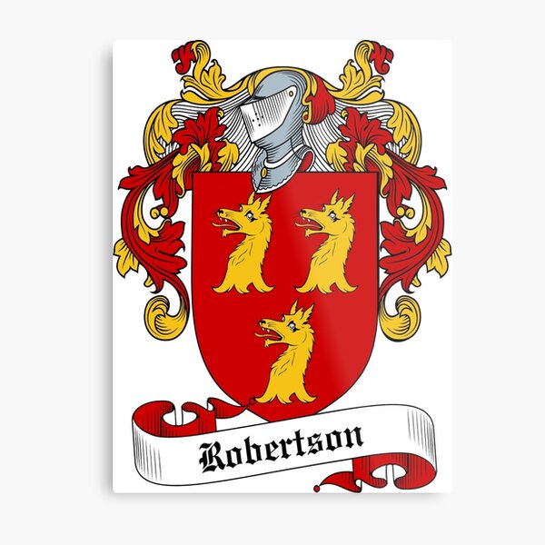 Robertson Coat Of Arms Metal Prints | Redbubble