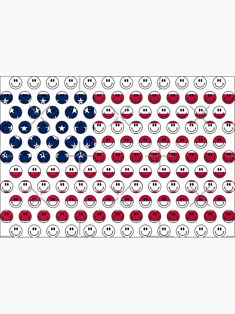 "USA smiley face" Art Print by Logansgeek | Redbubble