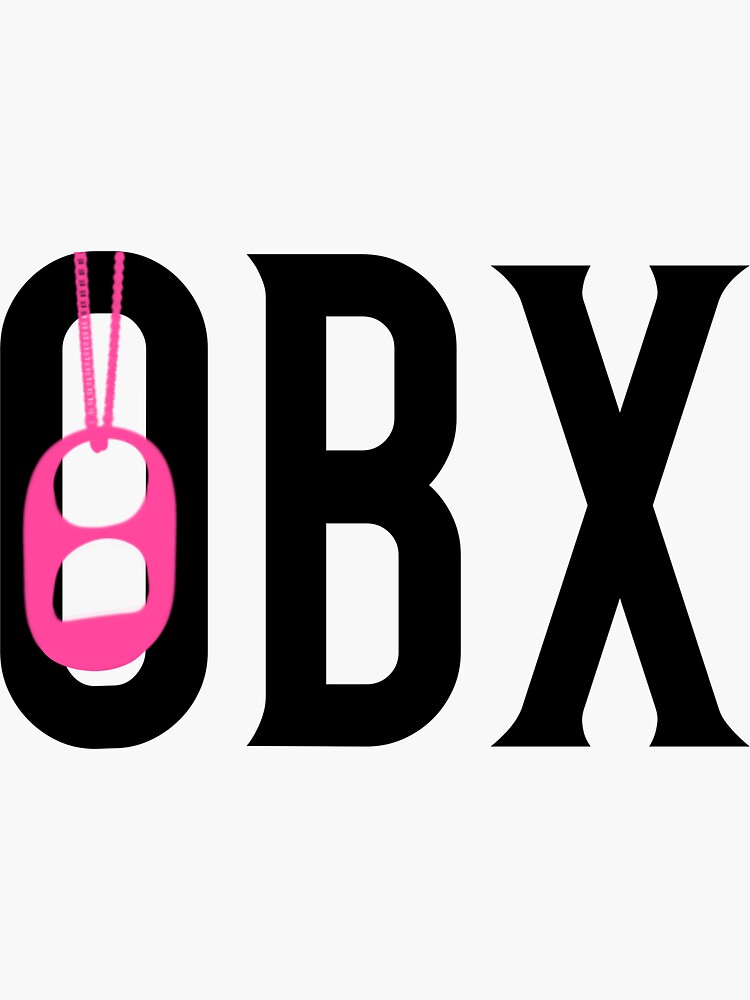 "OBX Sarah Cameron Pink Pop Tab Necklace P4L" Sticker for Sale by ...