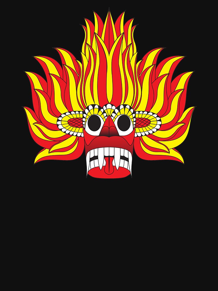 "Sri Lankan Traditional Artwork - Gara Yaka" T-shirt for Sale by ...