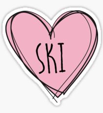Skiing: Stickers | Redbubble