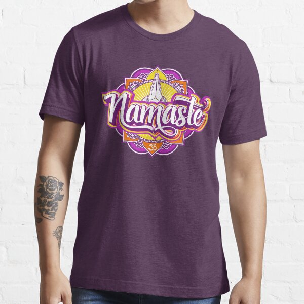 "NAMASTE" T-shirt for Sale by annaOMline | Redbubble | namaste t-shirts ...