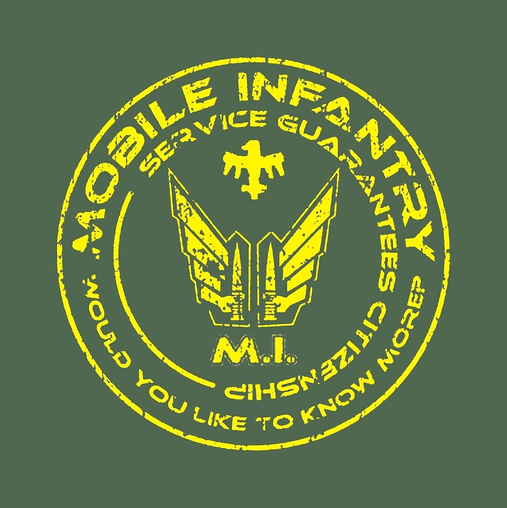 "Starship Troopers - Mobile Infantry Patch" by UnconArt | Redbubble