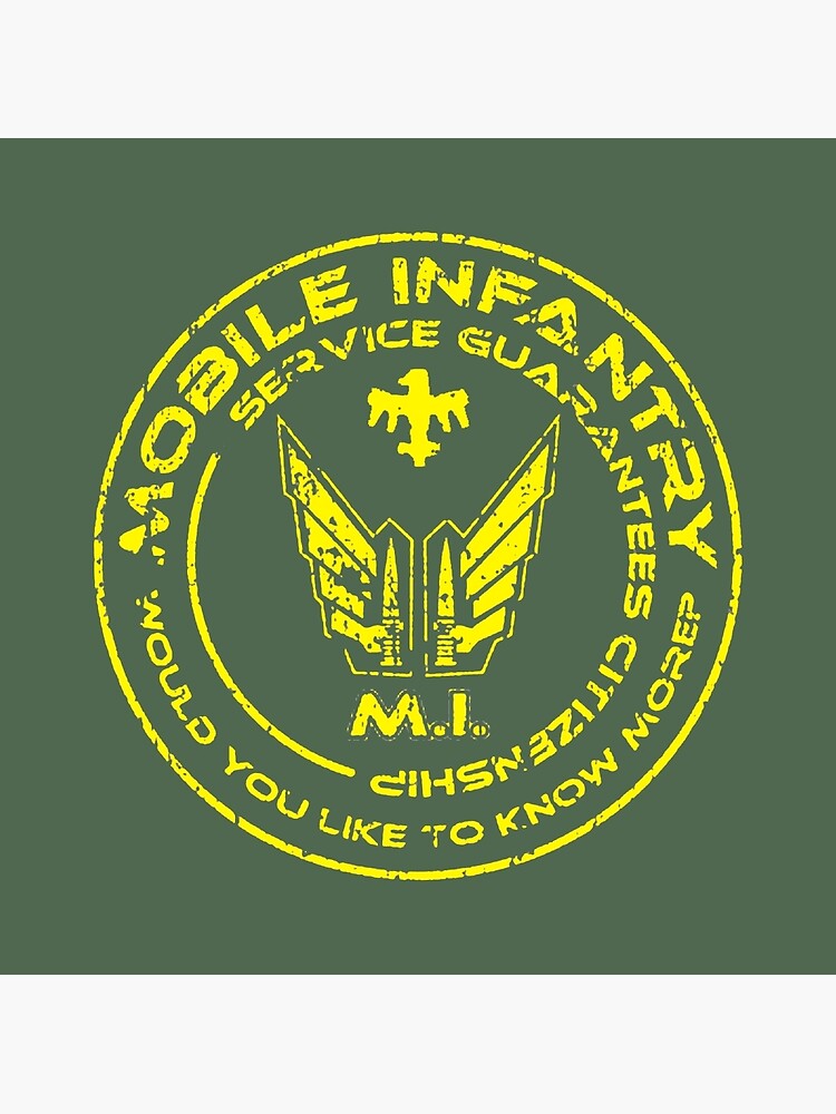 "Starship Troopers - Mobile Infantry Patch" Art Print for Sale by ...