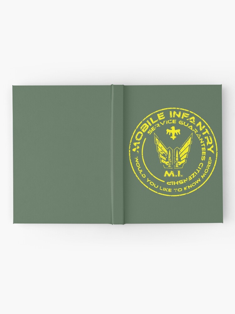 "Starship Troopers - Mobile Infantry Patch" Hardcover Journal for Sale ...
