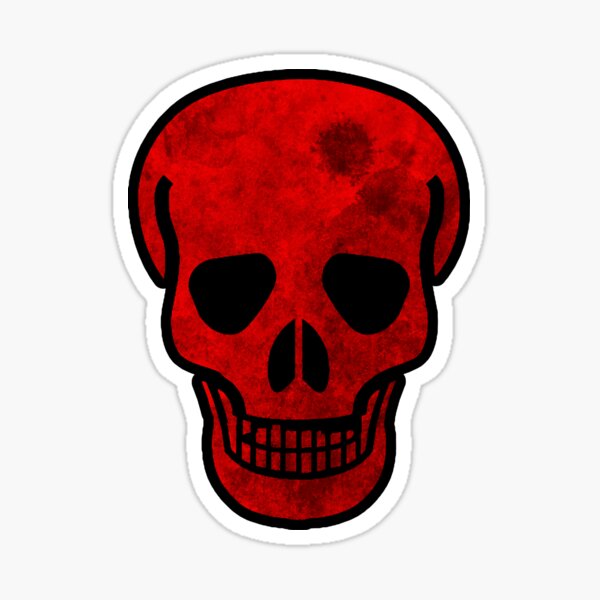 "Skull " Sticker for Sale by Rebellion-10 | Redbubble
