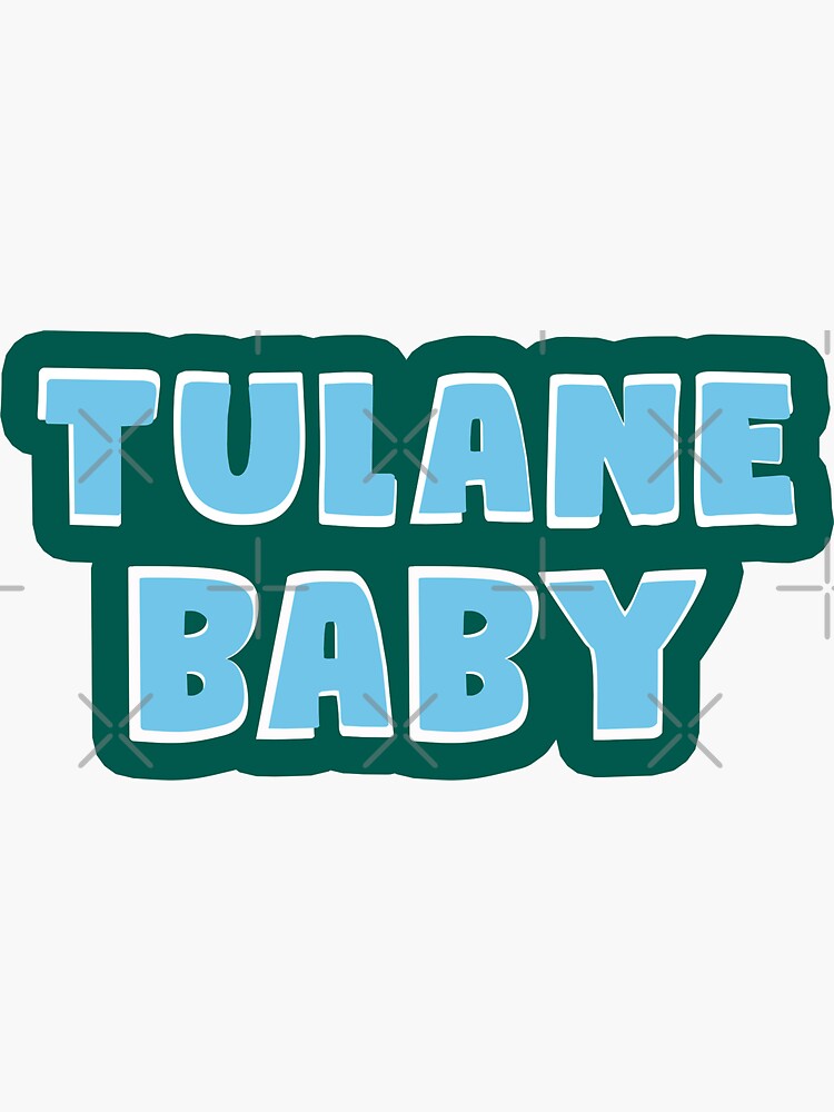 "tulane baby" Sticker for Sale by talialevyy | Redbubble