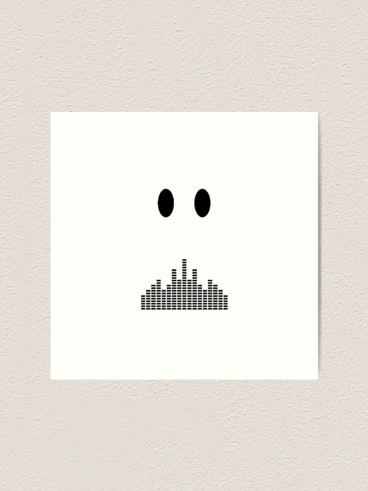 "Roblox iFace" Art Print by hutamaAdi98 | Redbubble