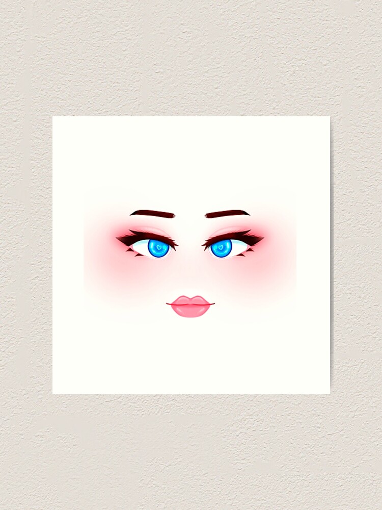 "Roblox Princess Alexis Face" Art Print by hutamaAdi98 | Redbubble