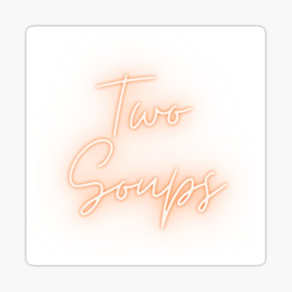 "Two Soups, Victoria Wood Waitress Sketch " Sticker for Sale by ...