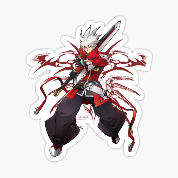 "Ragna the Bloodedge" Sticker for Sale by timelessknight | Redbubble