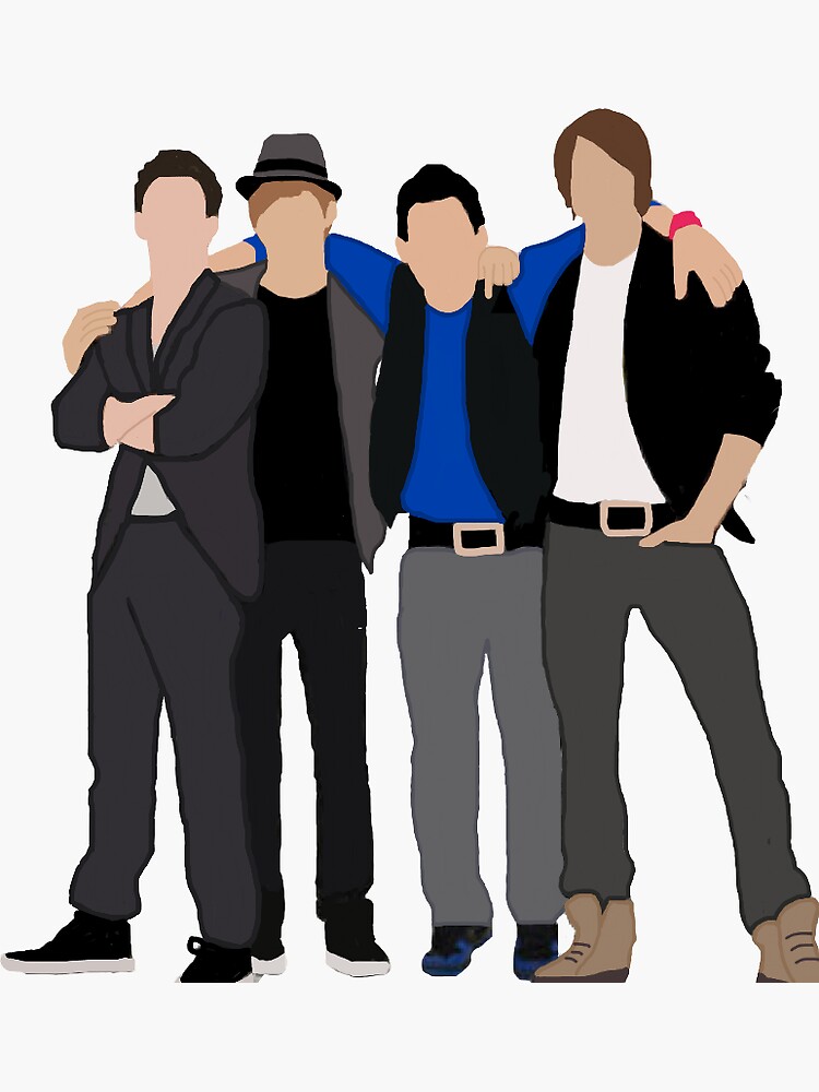 "Big Time Rush Outline" Sticker for Sale by jpearl5 | Redbubble