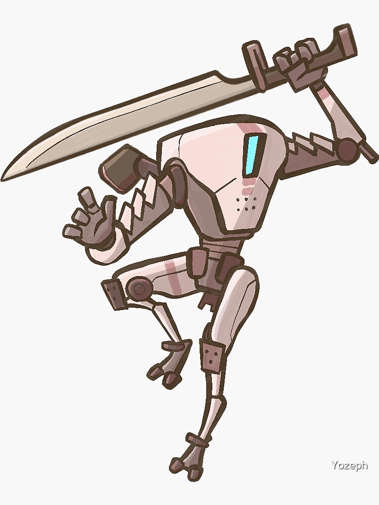 "Ronin Titan" Sticker for Sale by JoZephArt | Redbubble