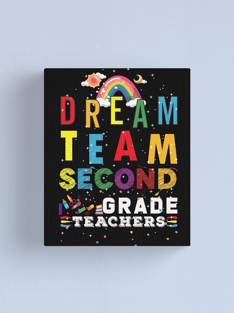 Lienzo «Dream Team Maestro de segundo grado, Maestros de segundo grado ...
