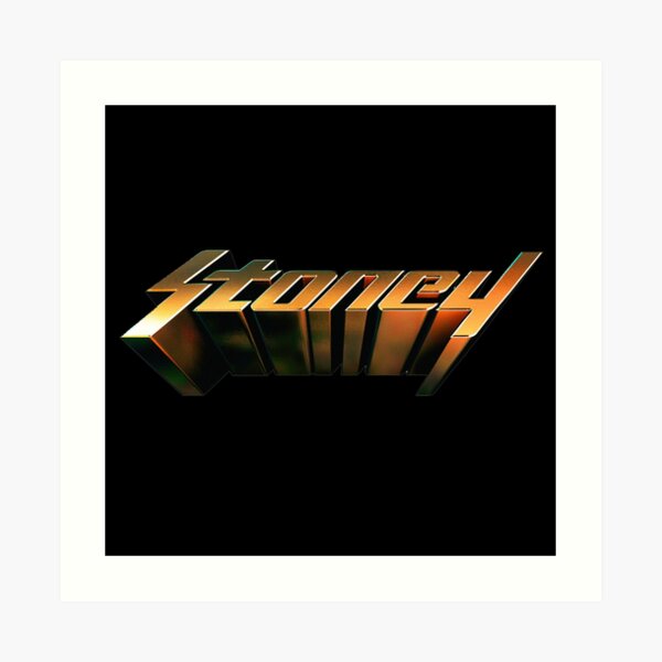 "GOLD Post-Stoney Logo" Art Print for Sale by CoryBitner | Redbubble