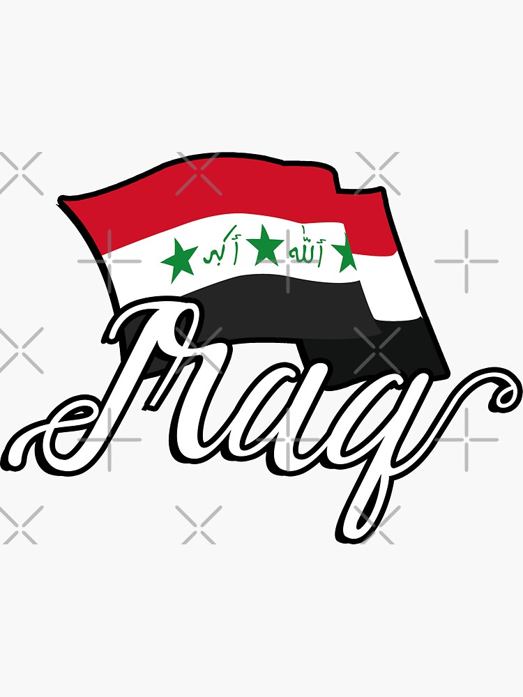 "Iraq Sticker " Sticker for Sale by Mo5tar | Redbubble