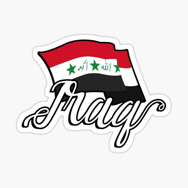 "Iraq Sticker " Sticker for Sale by Mo5tar | Redbubble