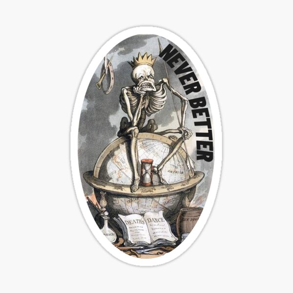 "Skeleton - Aesthetic Graphic , Soft Grunge" Sticker for Sale by ...