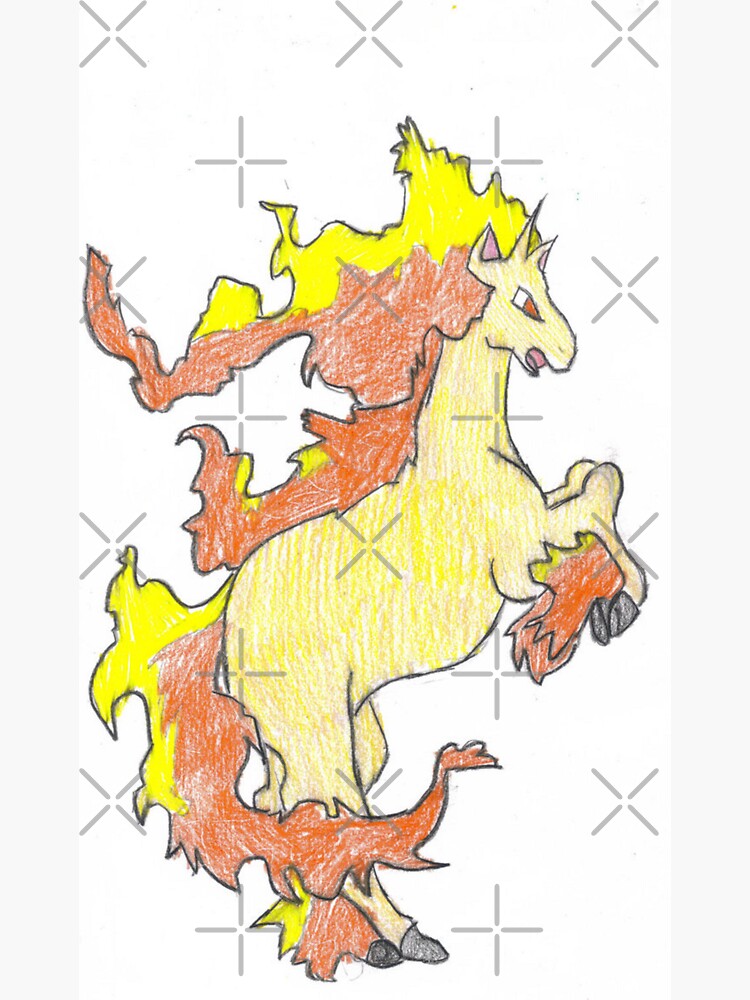 "Rapidash" Sticker by Zeldamushroom21 | Redbubble