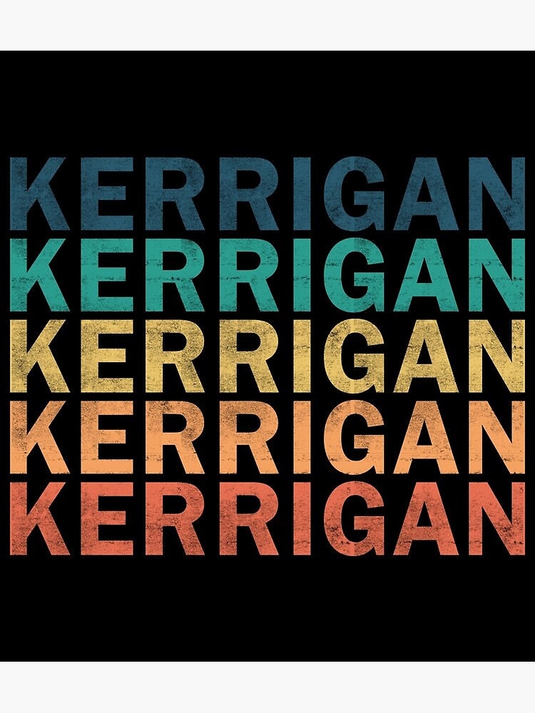 Póster «Camiseta con nombre de Kerrigan - Camiseta con artículo de ...