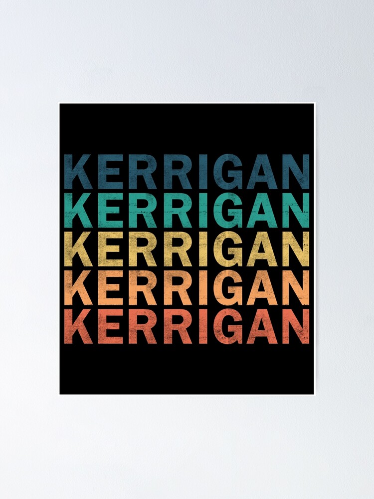 Póster «Camiseta con nombre de Kerrigan - Camiseta con artículo de ...