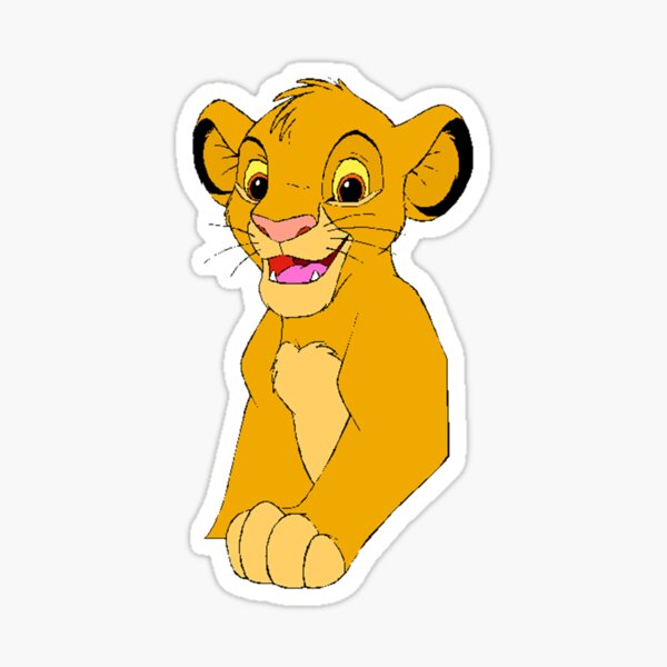 "simba kid 11" Sticker for Sale by KnitNknot | Redbubble