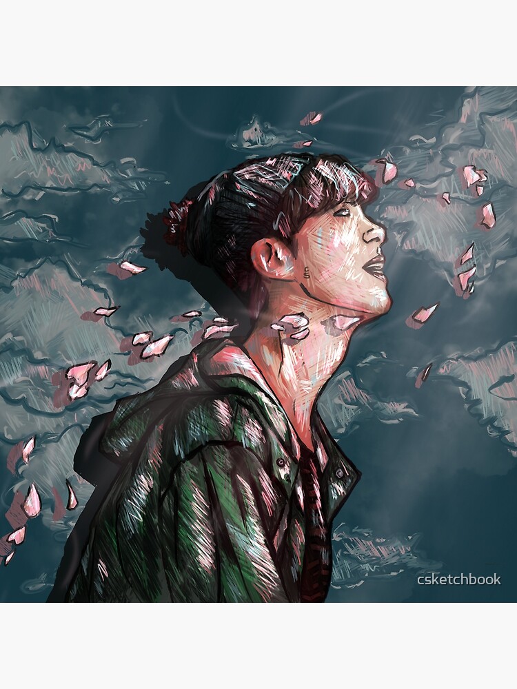 "BTS Spring Day Jin Digital Painting" Art Print for Sale by csketchbook ...