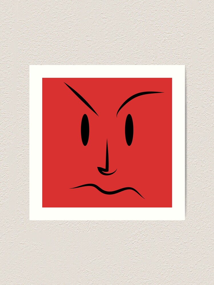 "Angry Doodle face" Art Print for Sale by Crystarowz | Redbubble